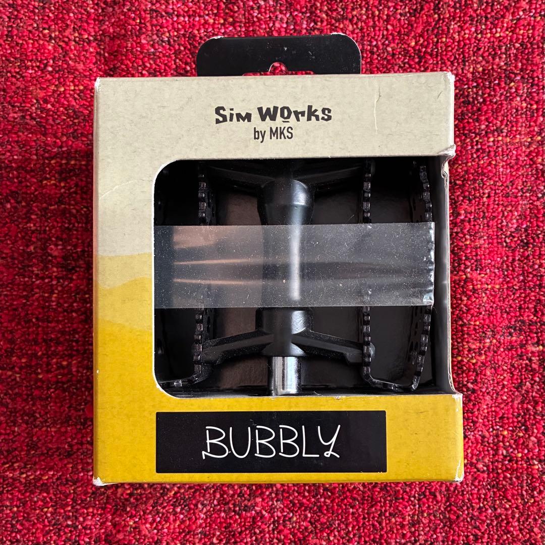 simworks by MKS BUBBLY ペダル Black 黒新品