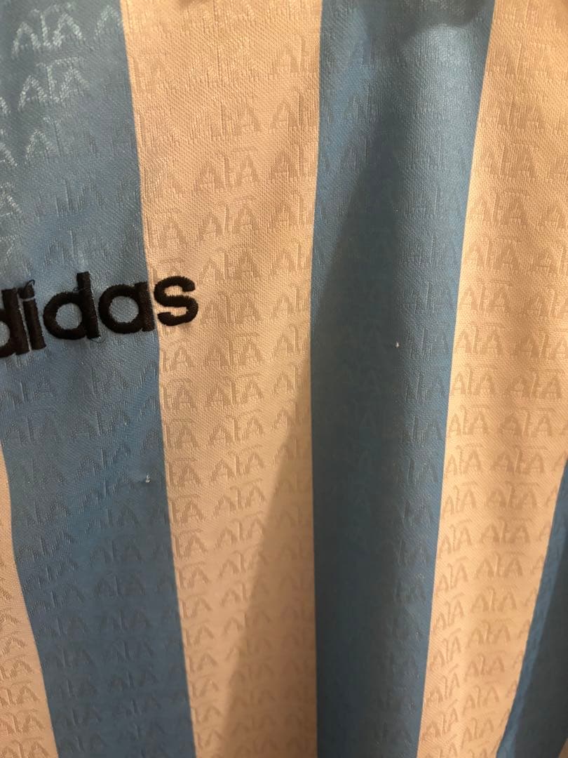 サッカー　adidas 96-97 アルゼンチン代表　ユニフォーム 90s