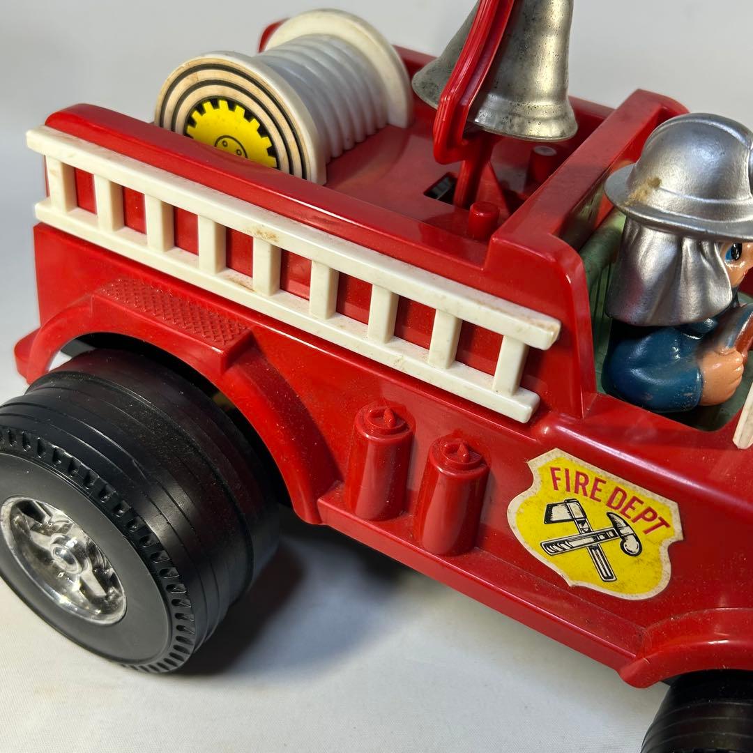 昭和レトロ　ヨネザワ　ビッグマシン　消防車