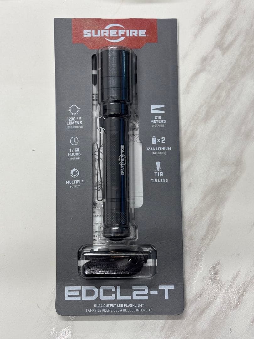 SUREFIRE EDCL2-T 懐中電灯　シュアファイア
