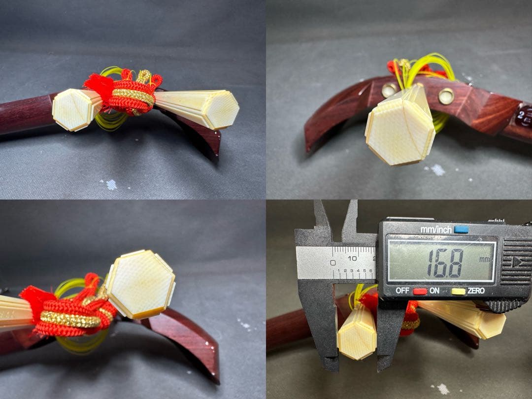 三味線 紅木　紫檀製　純銀刻印　天然素材 　弦楽器　民謡 伝統楽器