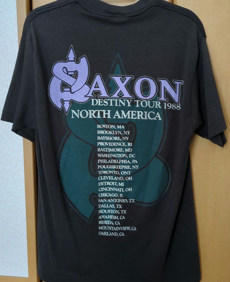 SAXON Destiny tour1988　Tシャツ