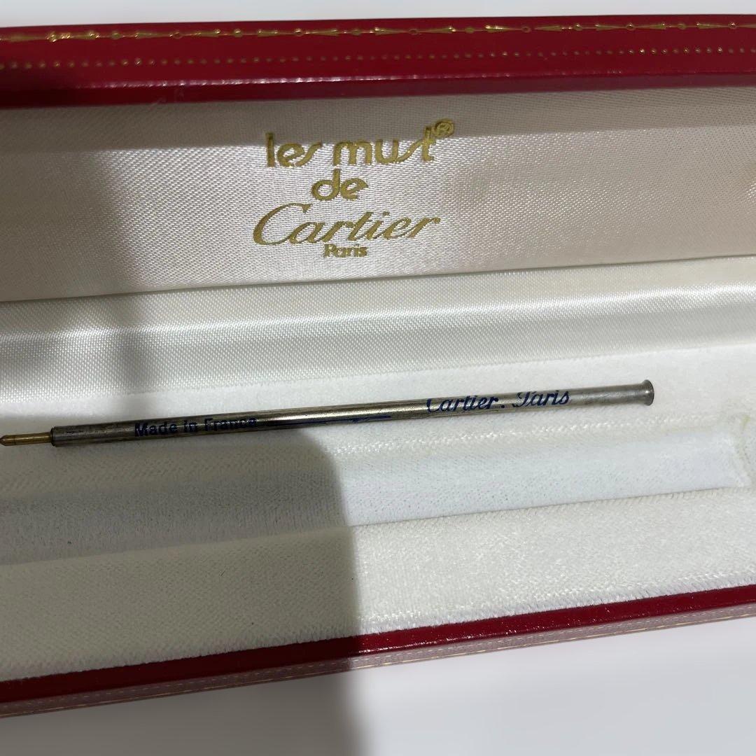 【値下げ】Cartier ゴールド ボールペン 専用ケース付き　金張り
