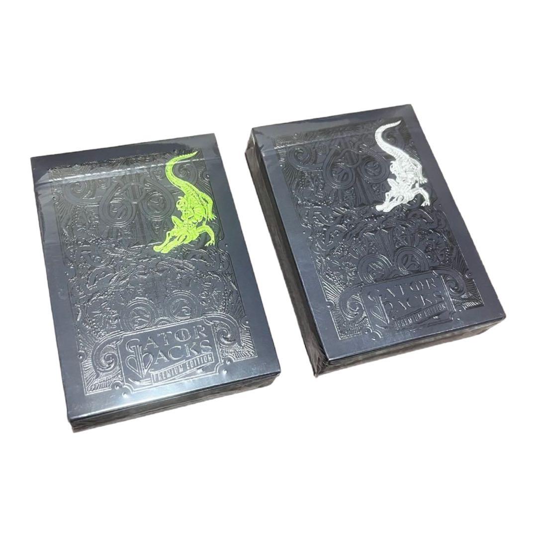 GATORBACKS（ green,silver） playing cards