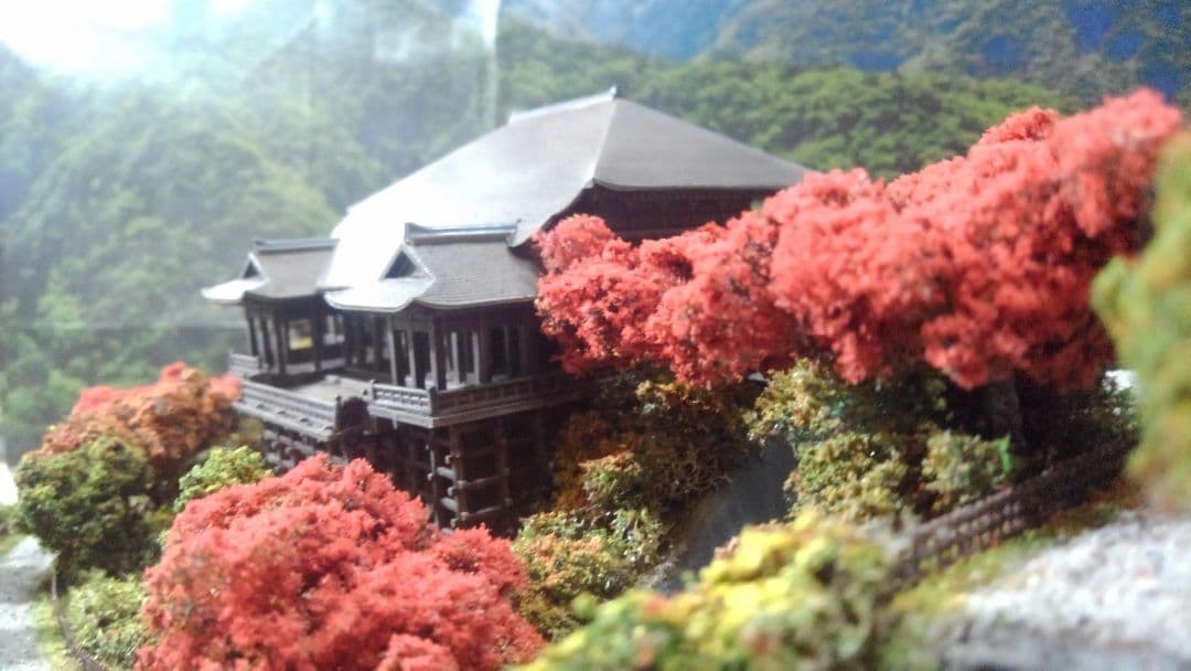 プラモデル✨神社✨寺✨お城✨ミニチュア✨ジオラマ✨３０㎝×２４㎝✨製作受付中❗