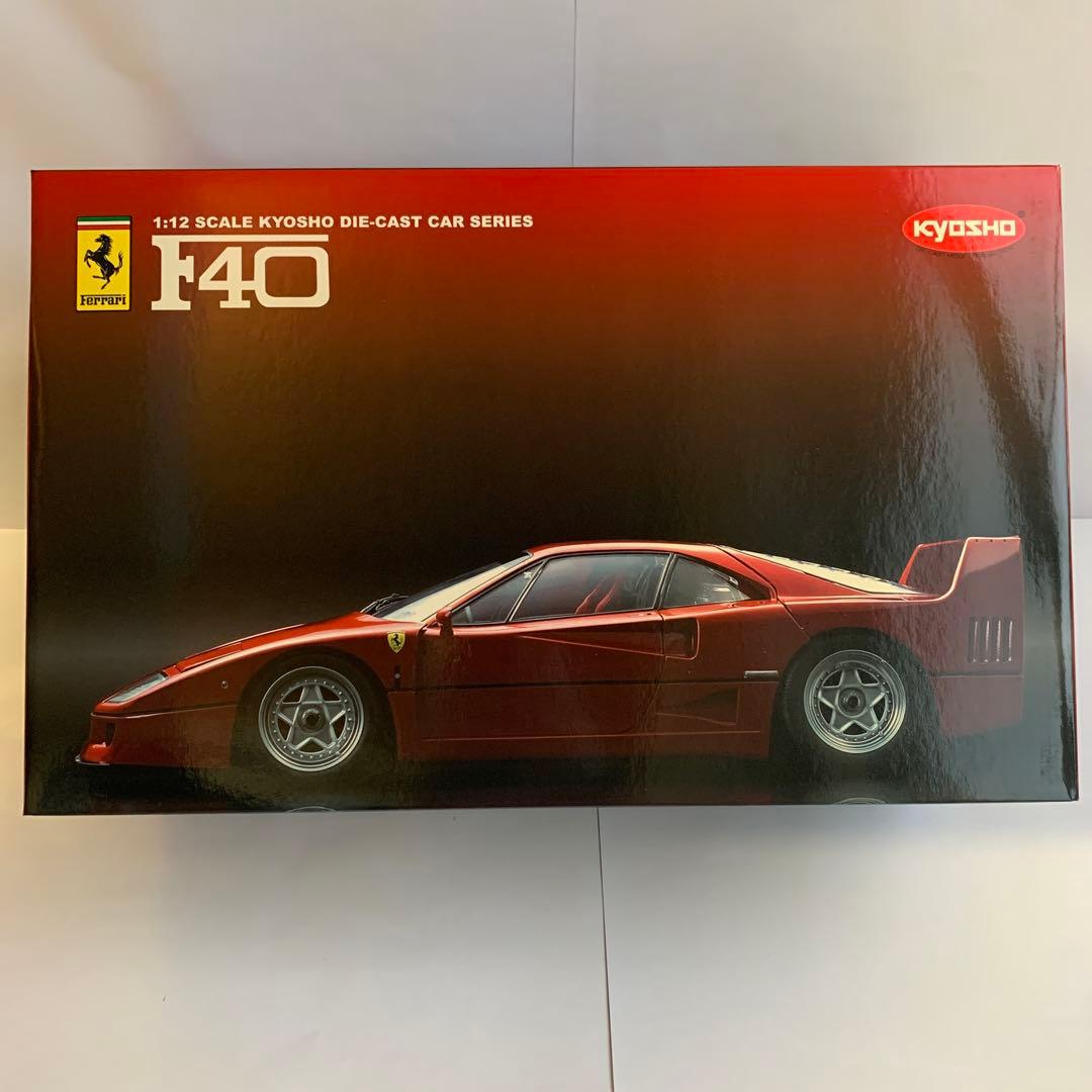 京商　1／12 Ferrari フェラーリ　F40 赤　08602A