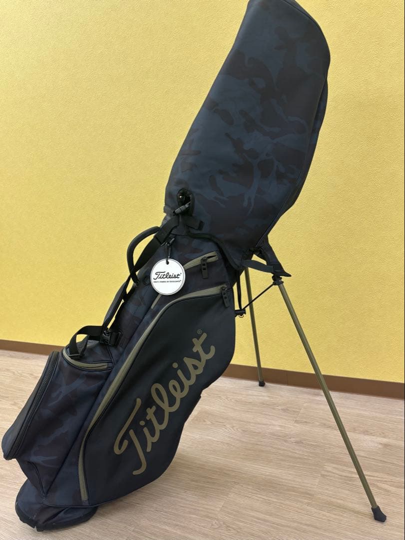 【美品】Titleist ブラックカモ プレーヤーズ4スタンドバッグ