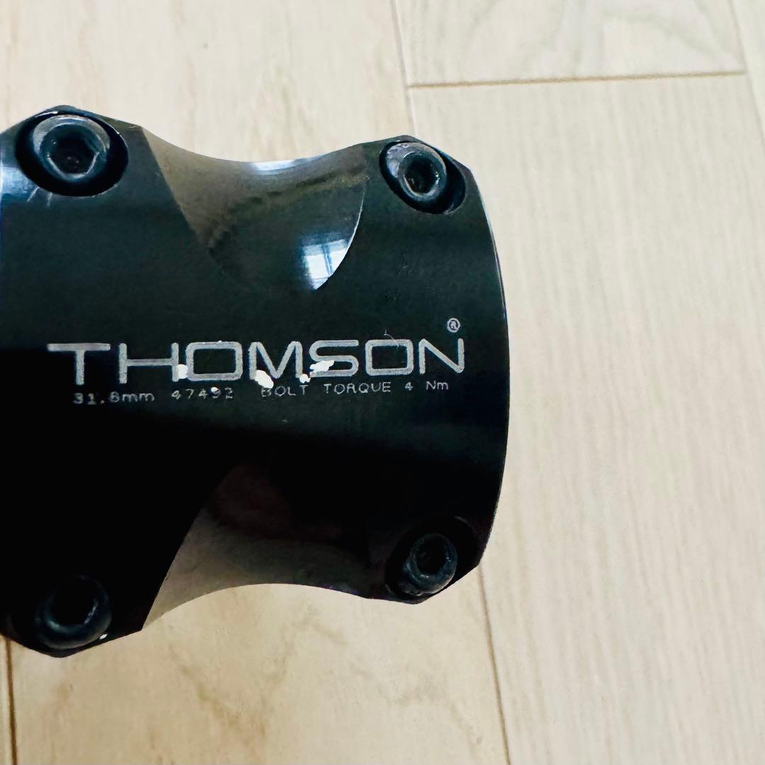 THOMSON Elite X4ステム 0° 31.8mm ブラック 100mm