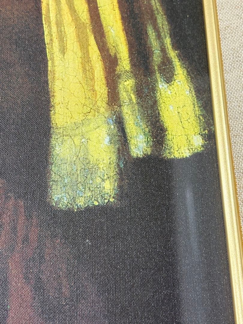 フェルメール　真珠の耳飾りの少女　青いターバンの少女　絵画　西洋絵画　印刷