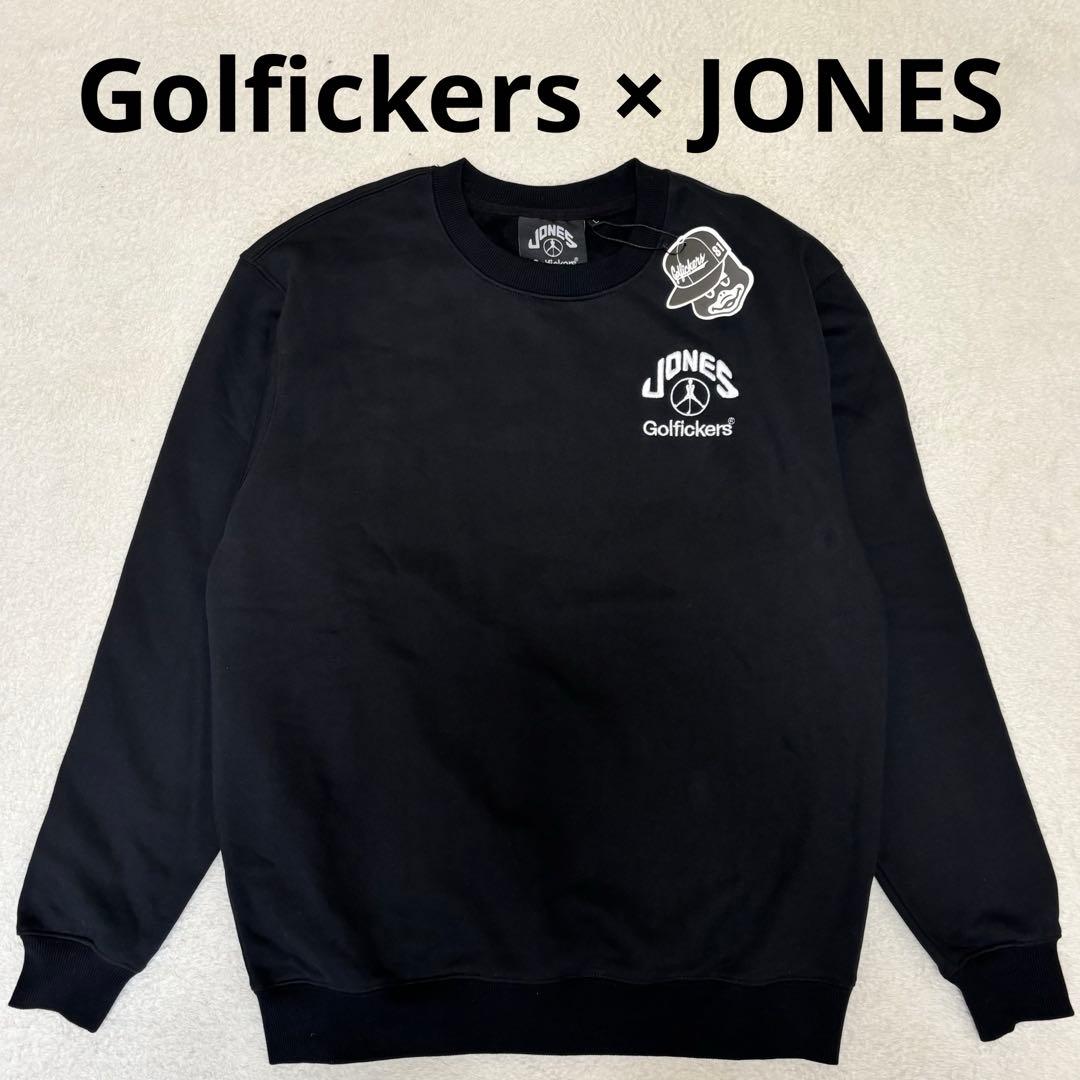 Golfickers × JONES スエット トレーナー ブラック Lサイズ