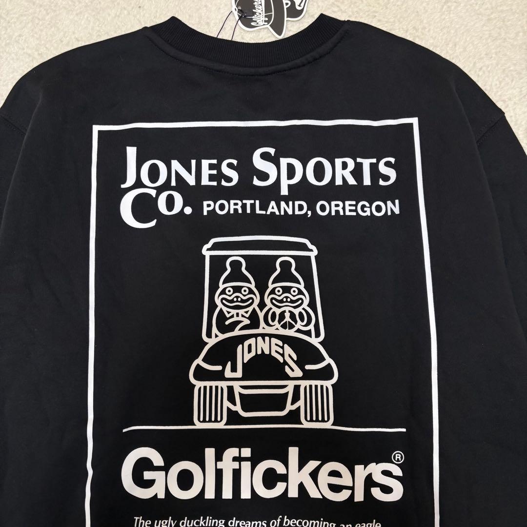 Golfickers × JONES スエット トレーナー ブラック Lサイズ