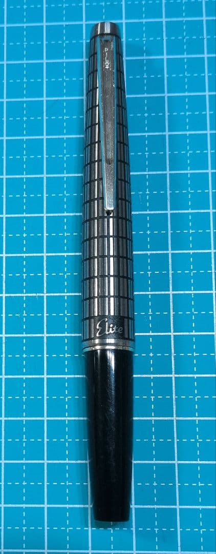 PILOT Elite エリート 格子柄 18K F 万年筆