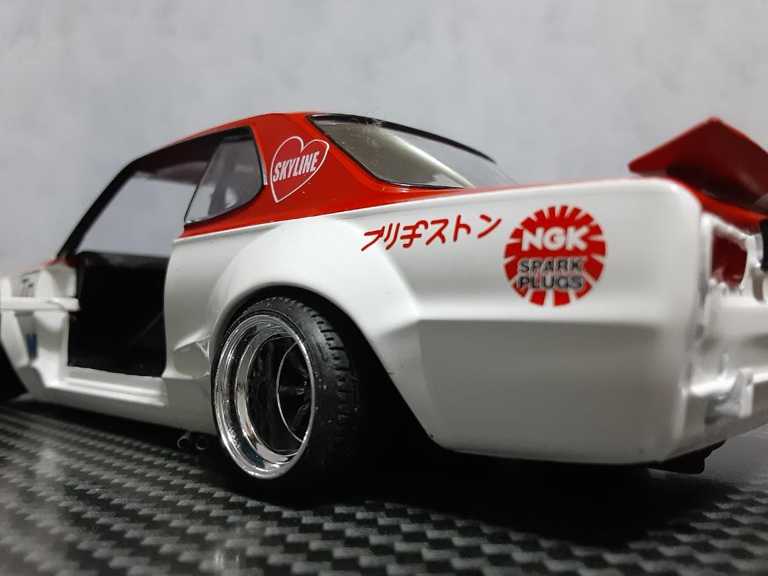 1/24 Hachette Vol.200 日産 箱スカ GT-R カスタム改
