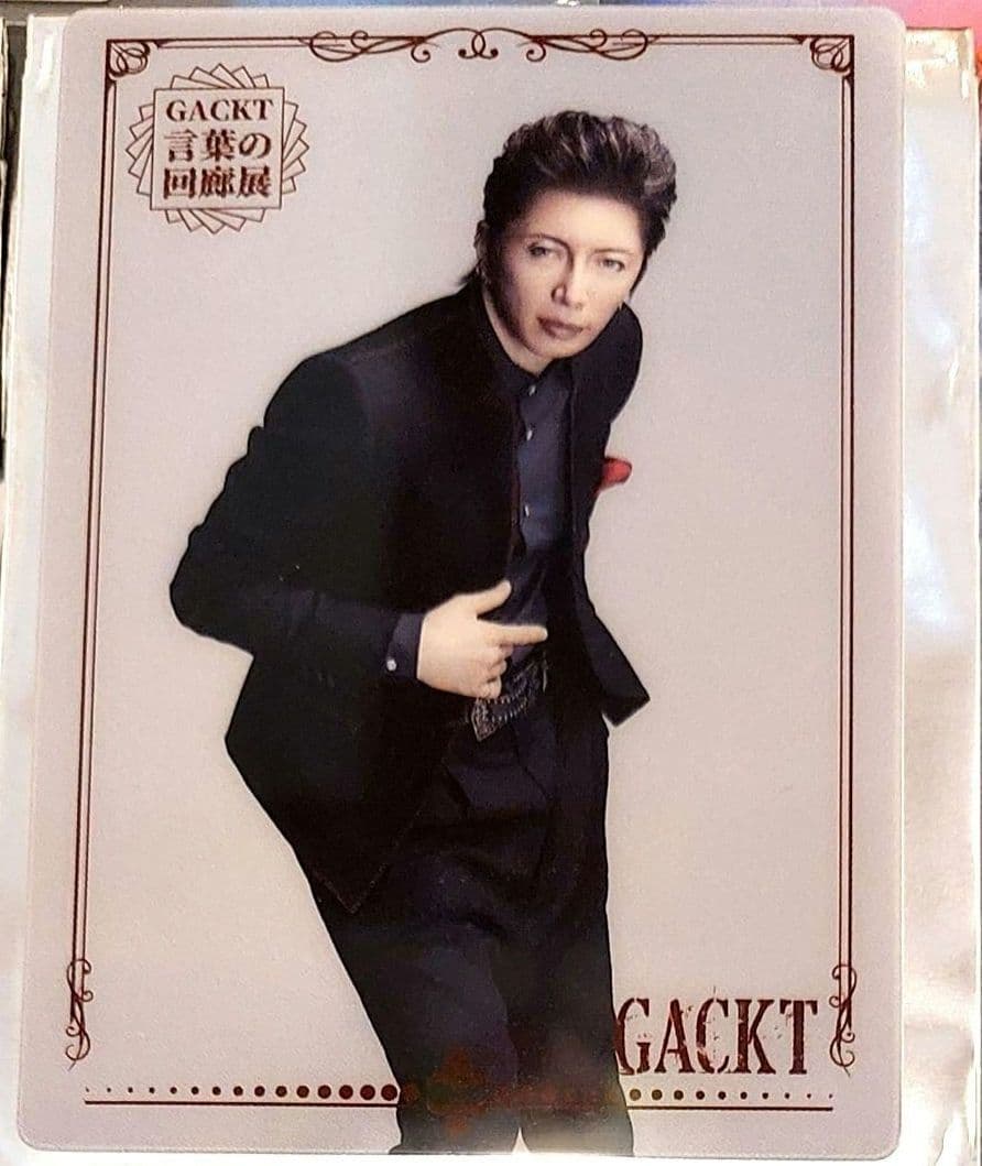 GACKT　パンフレット　回廊展　クリアカード　YFCz　ミニタオル　2025