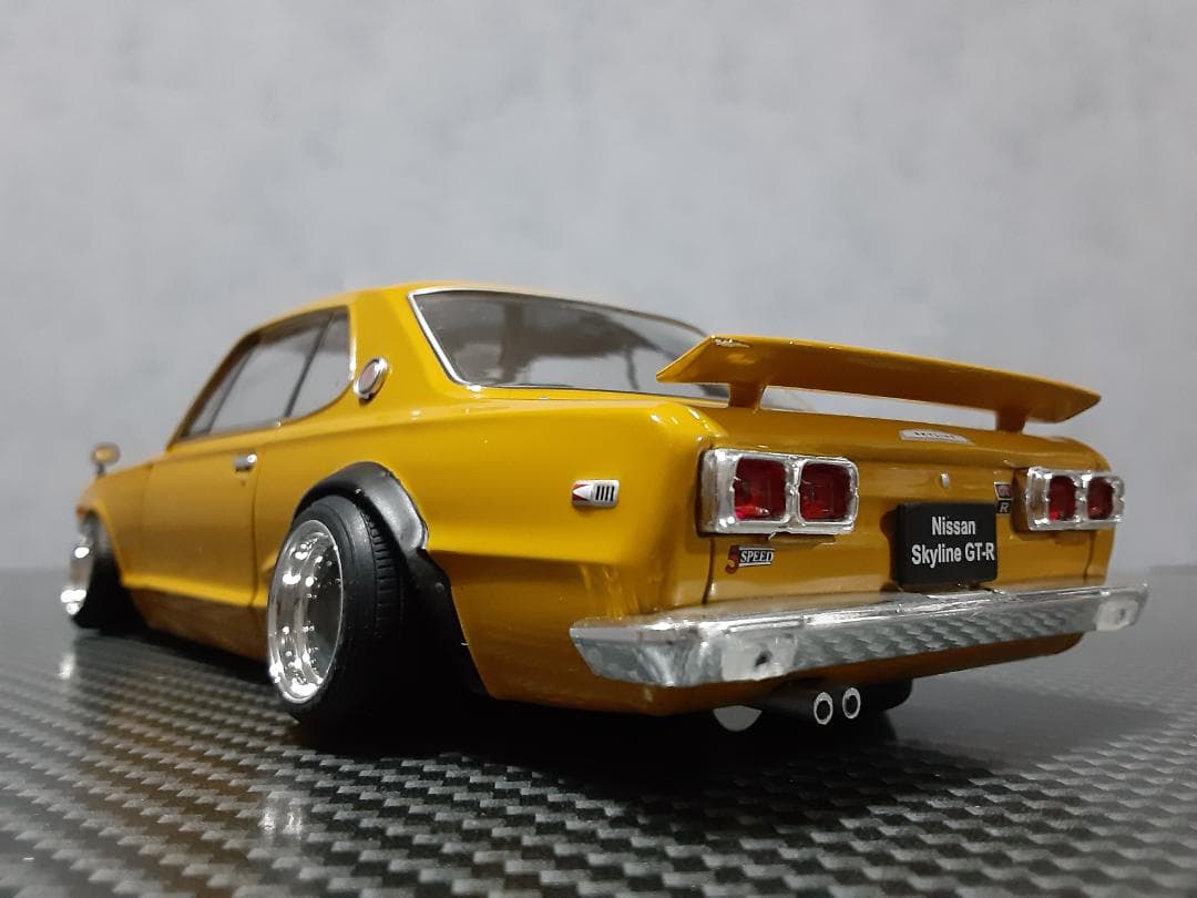 Hachette 1/24 日産 箱スカ GT-R カスタム改 サファリ