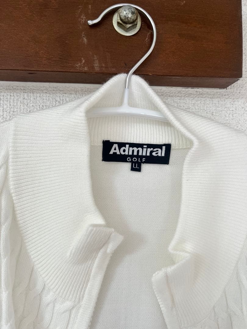 Admiral ゴルフジャケット LL ホワイト