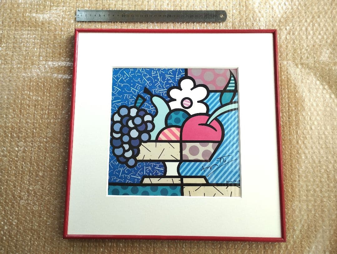 版画 ロメロ・ブリット Romero Britto Bowl of Fruit