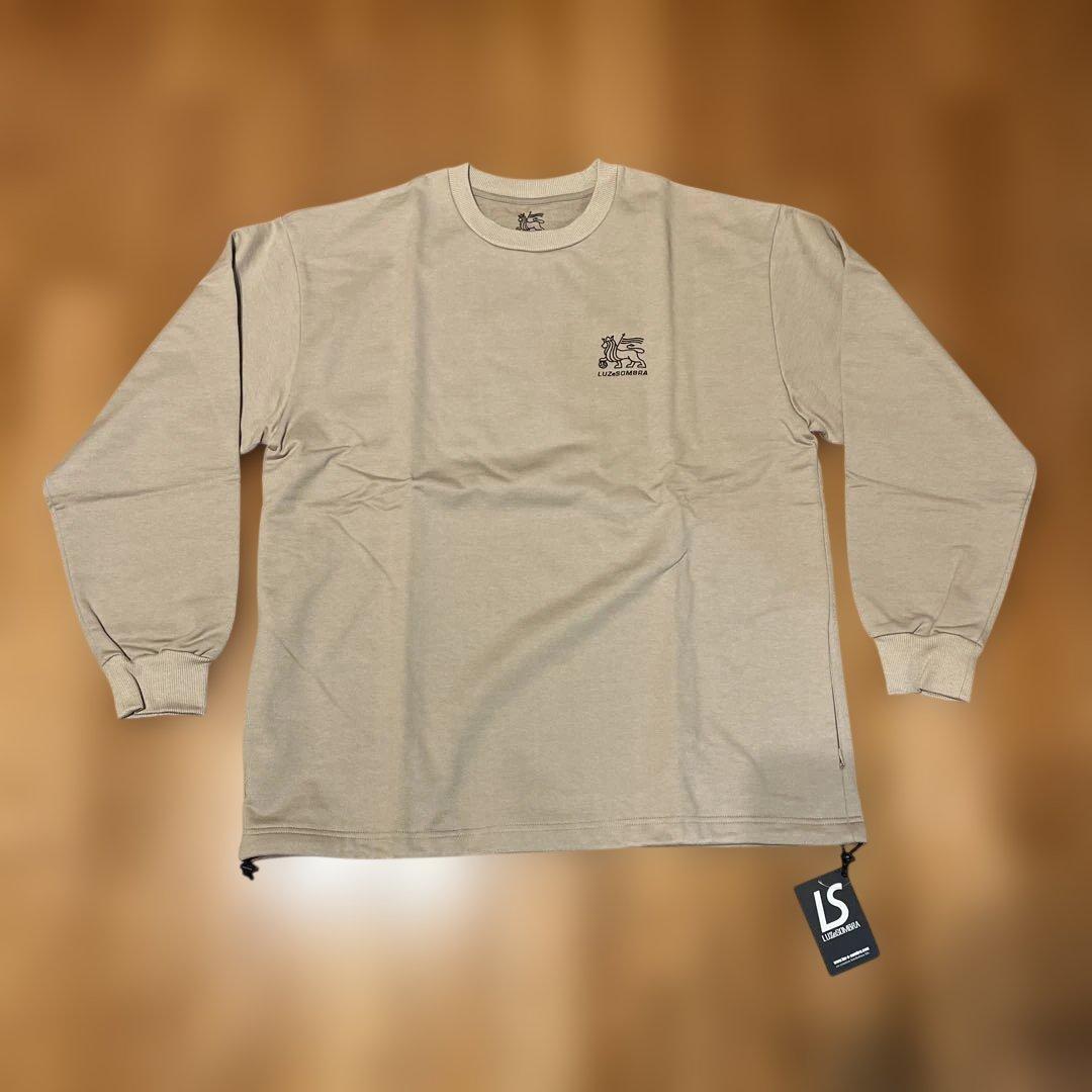 ルースイソンブラ　GIONO ONE スウェット　L ベージュ　廃番　新品