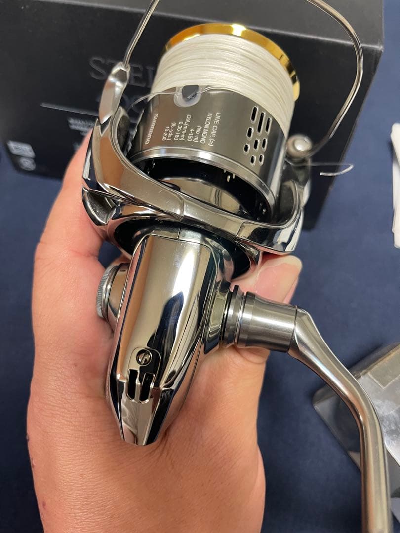 SHIMANO 18STELLA 4000XG LIVREカスタムノブ