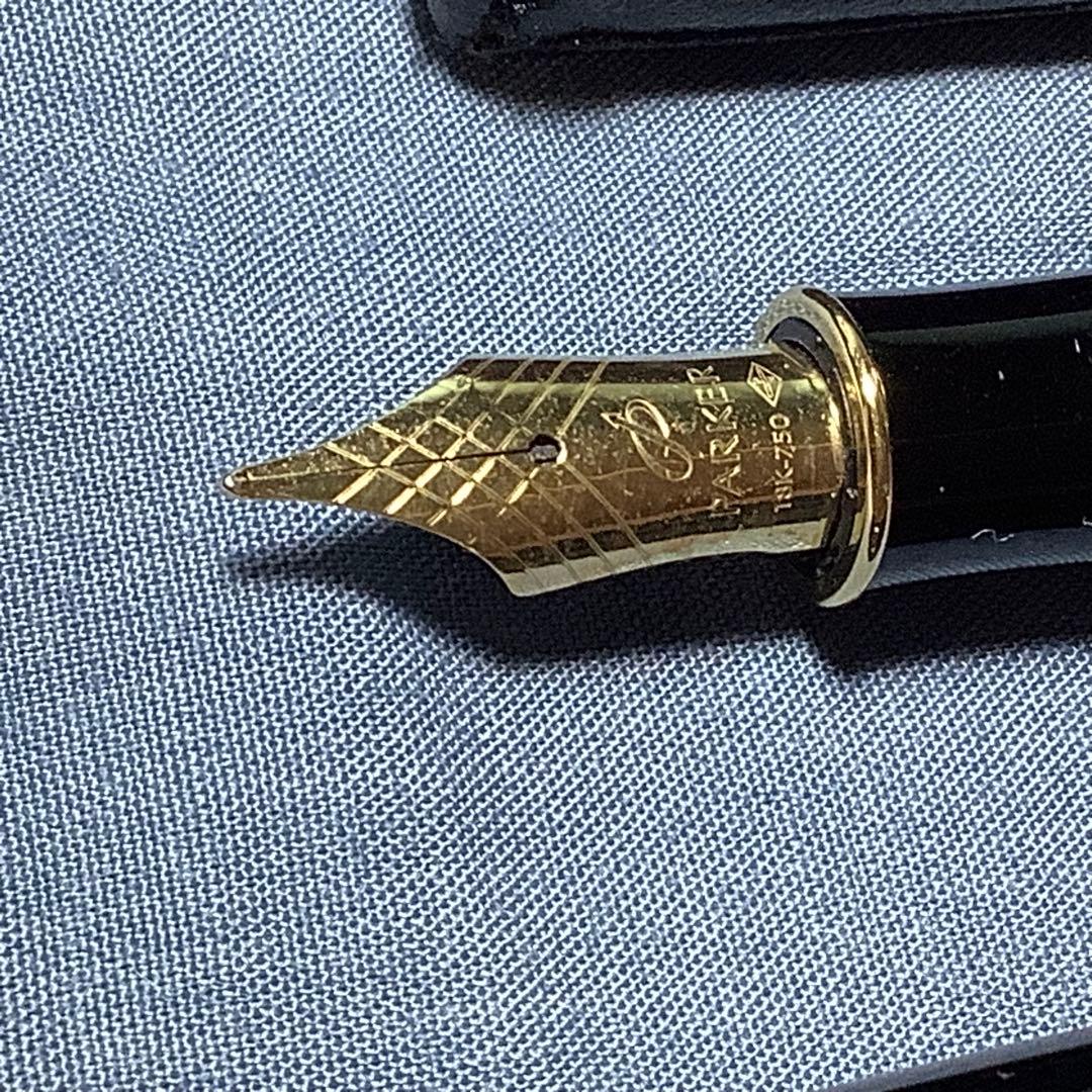 値下げ‼︎ PARKER ソネット万年筆 レザーケース付き　18K 新品