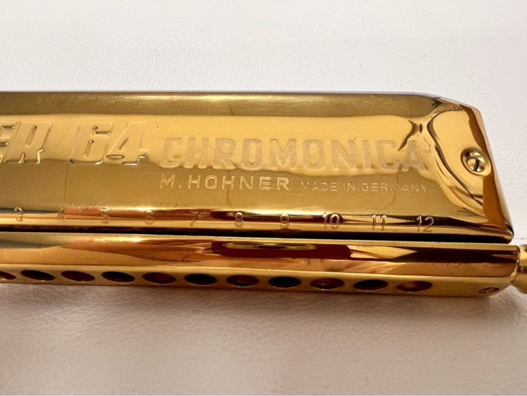 M. Hohner SUPER 64 CHROMONICA ゴールド
