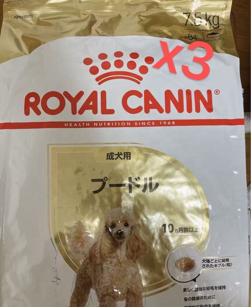  CANIN 成犬用プードル 7.5kg x3
