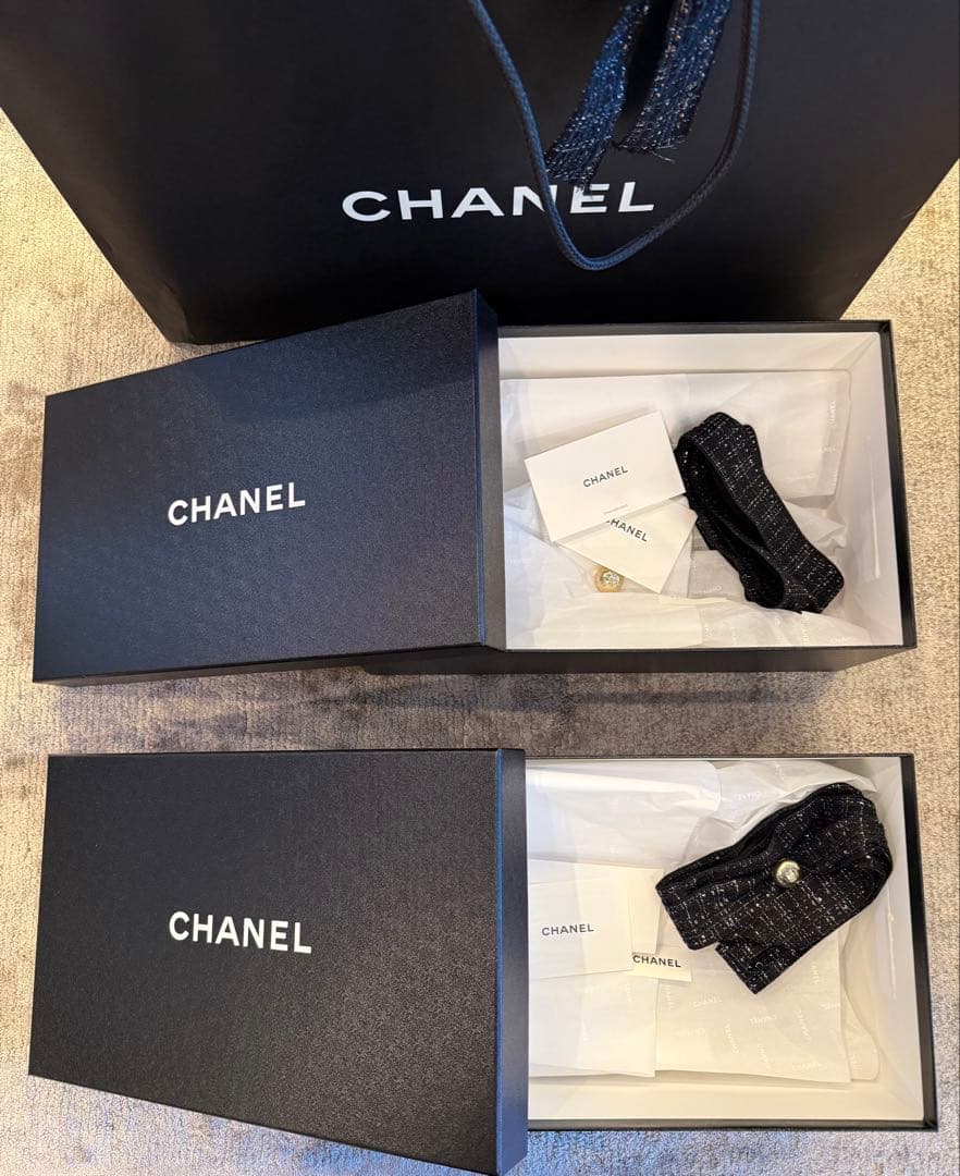CHANEL【空箱】2個セット・紙袋付