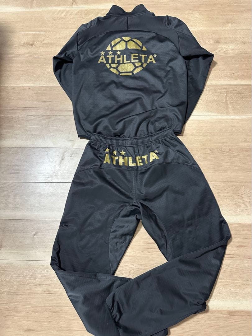 ATHLETA ブラック ジャージ 上M、下L