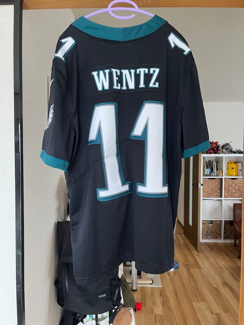 フィラデルフィア・イーグルス Wentz ジャージ XL 黒