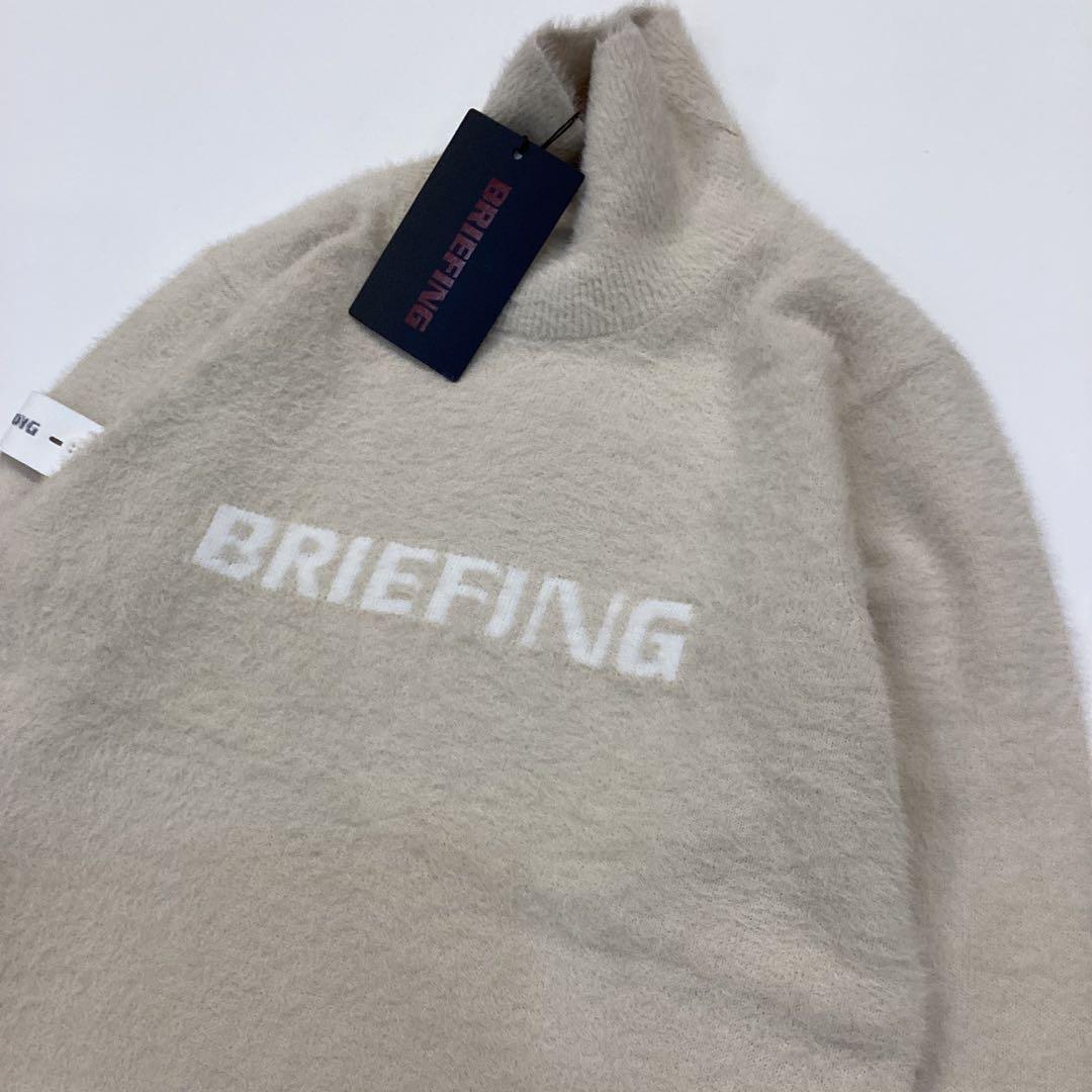 完売品　BRIEFING SHAGGY LOGO TURTLENECK KNIT