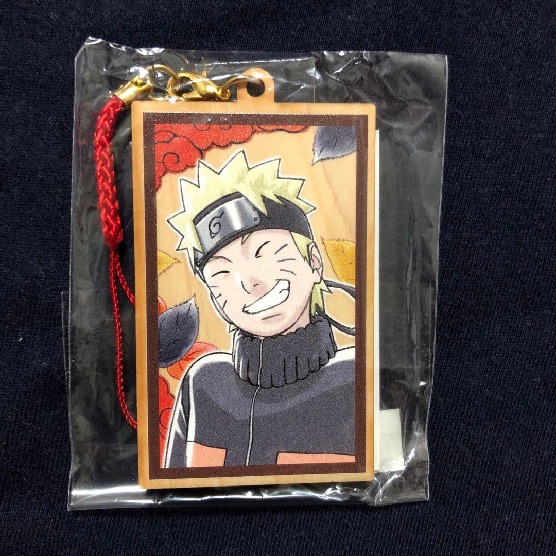 NARUTO 絆　ナルト&サスケ　木札ストラップ