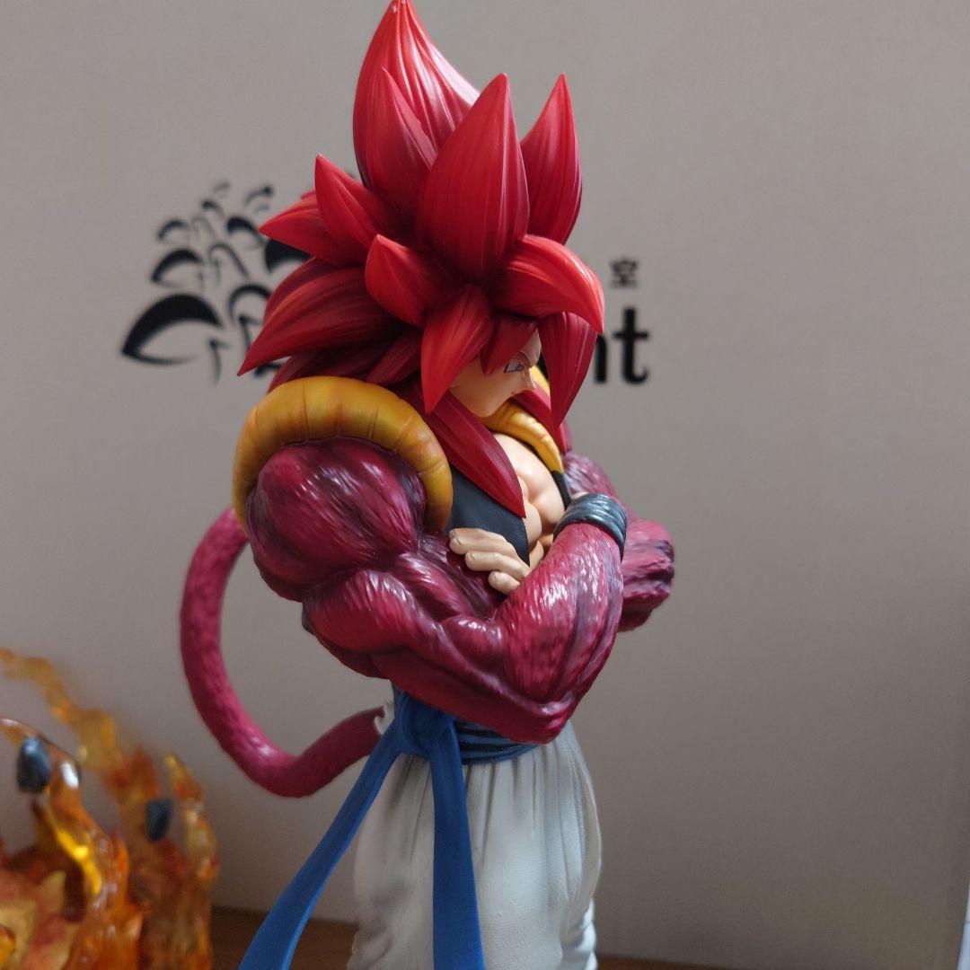ドラゴンボールガレージキットスーパーサイヤ人4ゴジータスタチュー