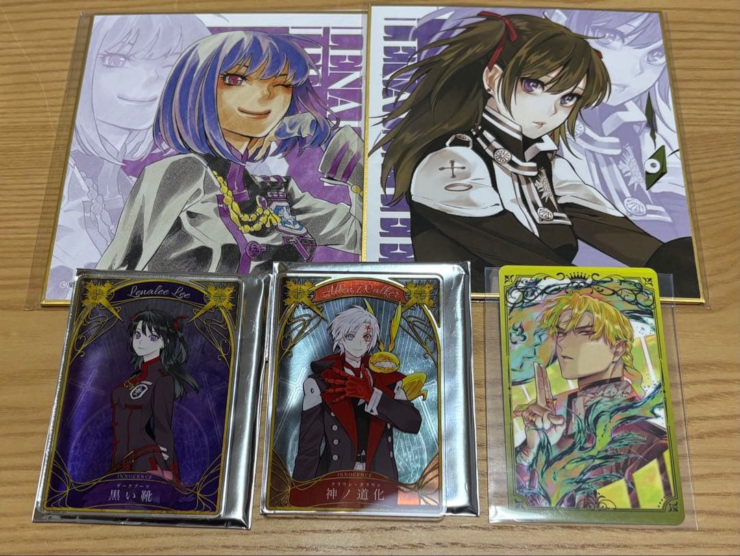 D.Gray-man 原画展 色紙 クリアカード アレン リナリー