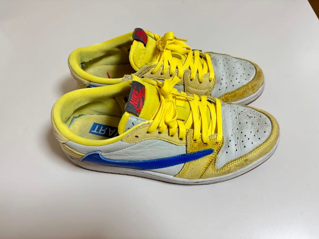【NIKE】Travis トラビス AIRJORDAN1 Canary カナリー