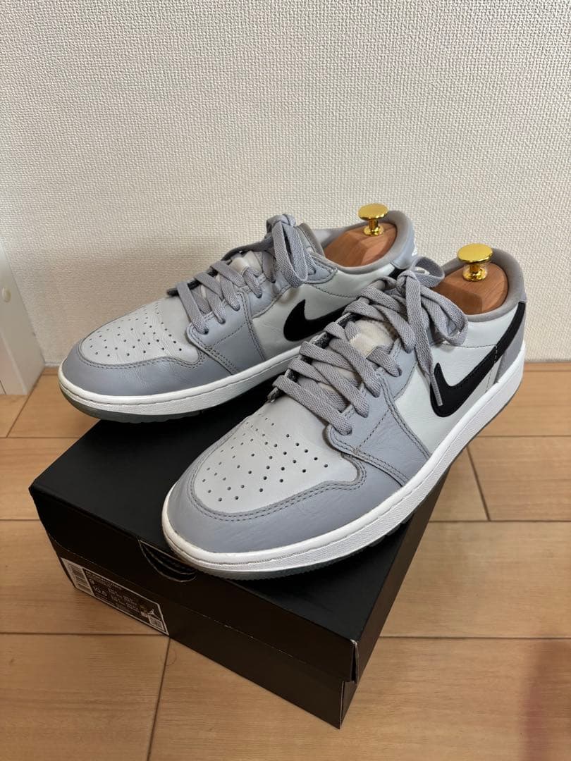 シューズ(男性用) airjordan 1 LOW G wolf gray