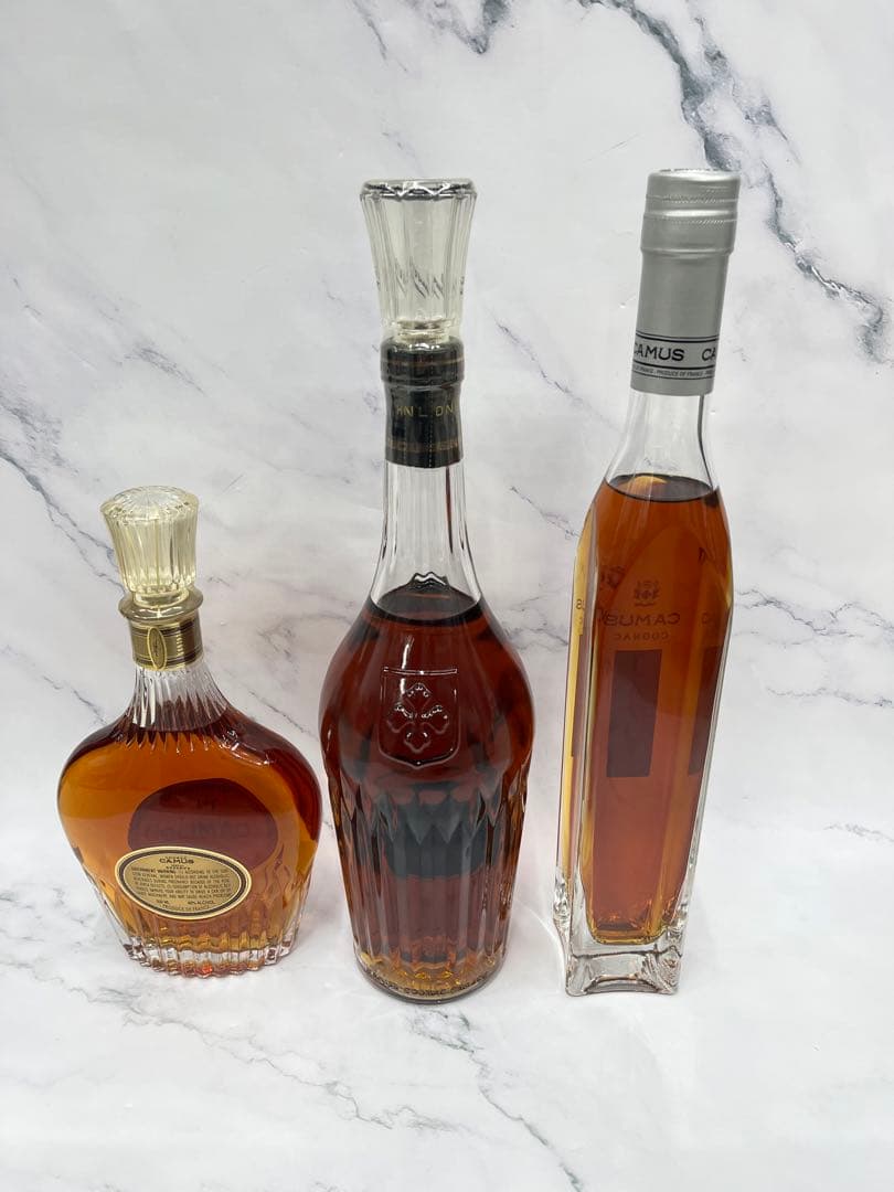 CAMUS カミュ　COGNAC コニャック　ブランデー　3本セット　まとめ売り