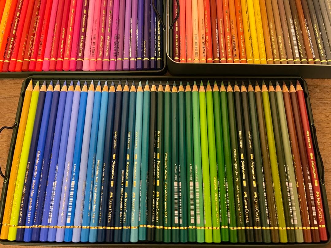 Faber-Castell Polychromos 120色セット　油性色鉛筆