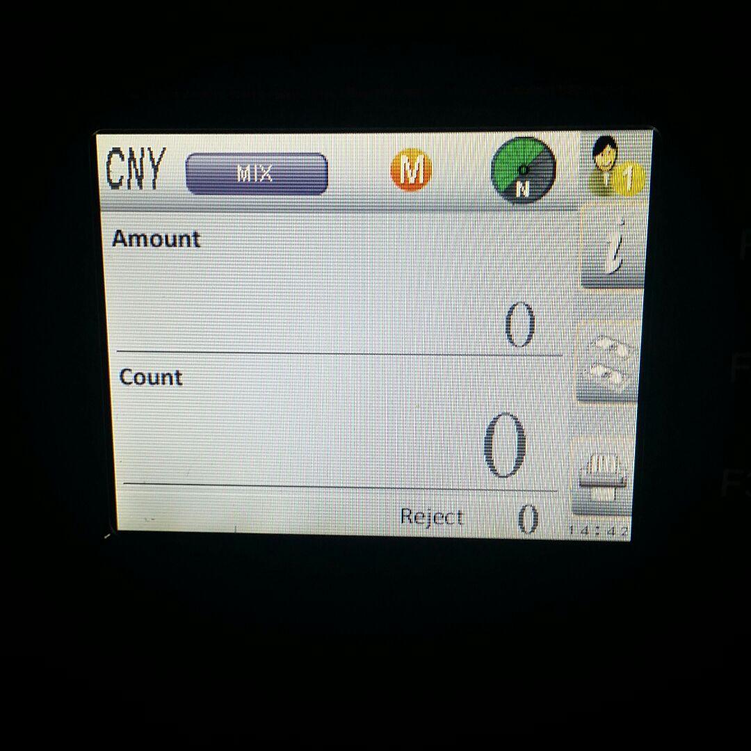 【送料込】NC-5100 米ドル、中国元、ユーロ計数機！　円の枚数の計数も可能