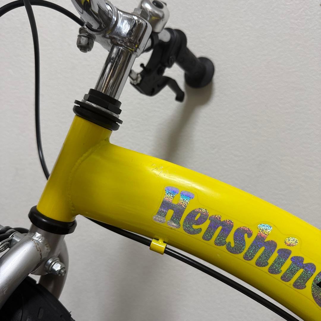 未使用部品有り 12インチ へんしんバイク イエロー Henshin Bike