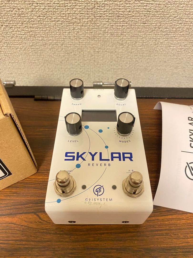 ジャンク　gfi system SKYLAR リバーブ エフェクター