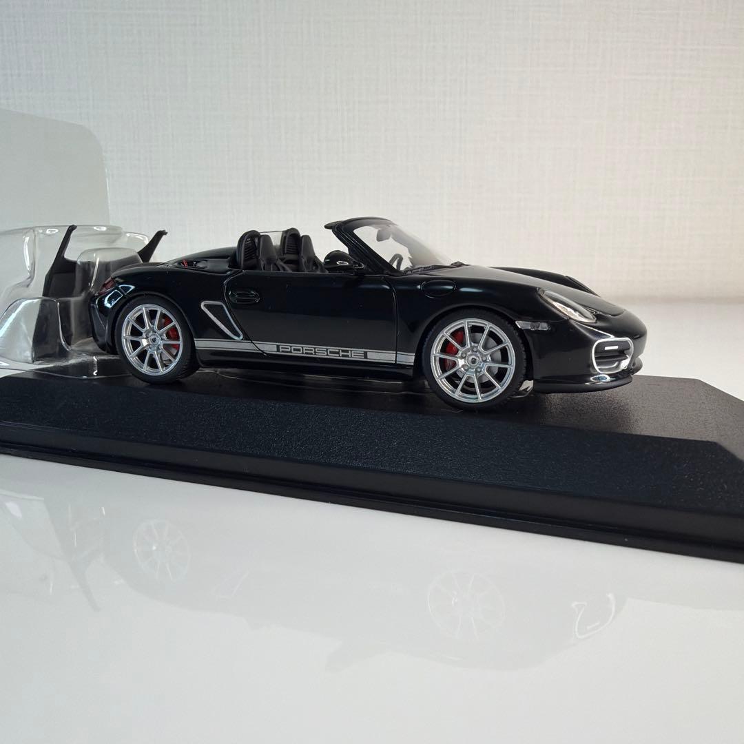ミニカー Porsche Boxter Spyder 2010 Black /PMA