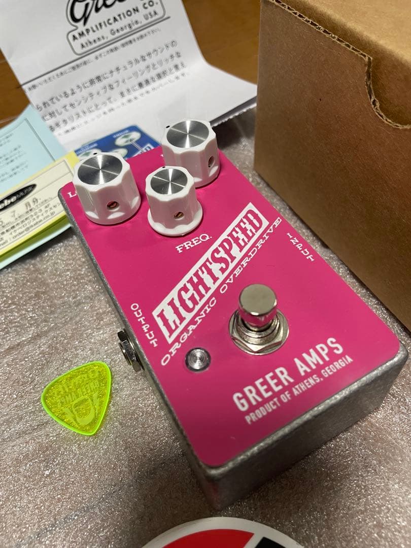 GREER AMPS LIGHTSPEED オーバードライブペダル
