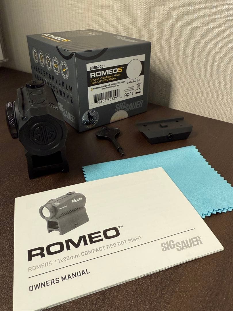 SIG SAUER ROMEO5 レッドドットサイト SDR52001 実物