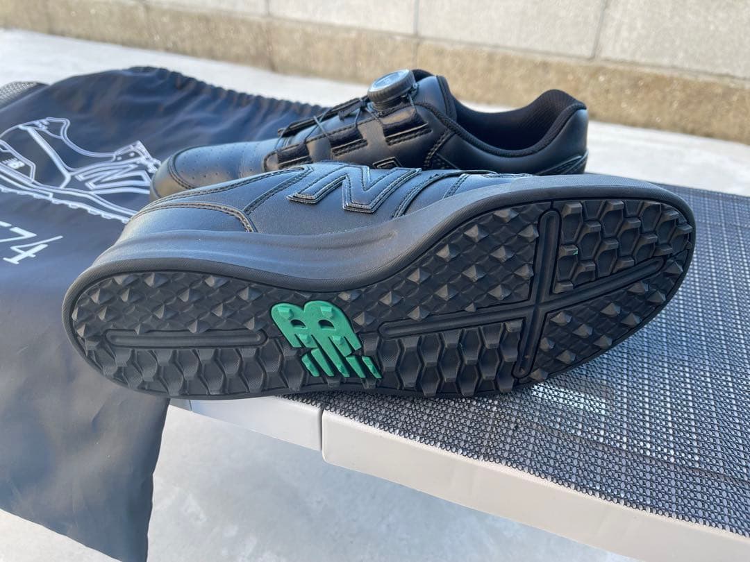 ニューバランス ゴルフシューズ UG480BB 26cm ブラック スニーカー