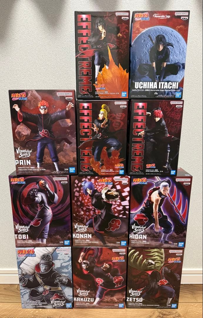 NARUTO 暁　フィギュア　新品未開封セット