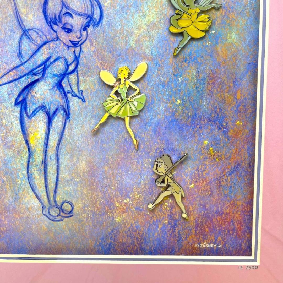 限定品★ピーターパン Peter Pan ティンカーベル 絵画 額縁