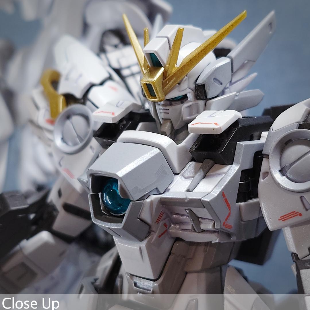 MG ウイングガンダムゼロ \" white カスタム\" パール塗装完成品