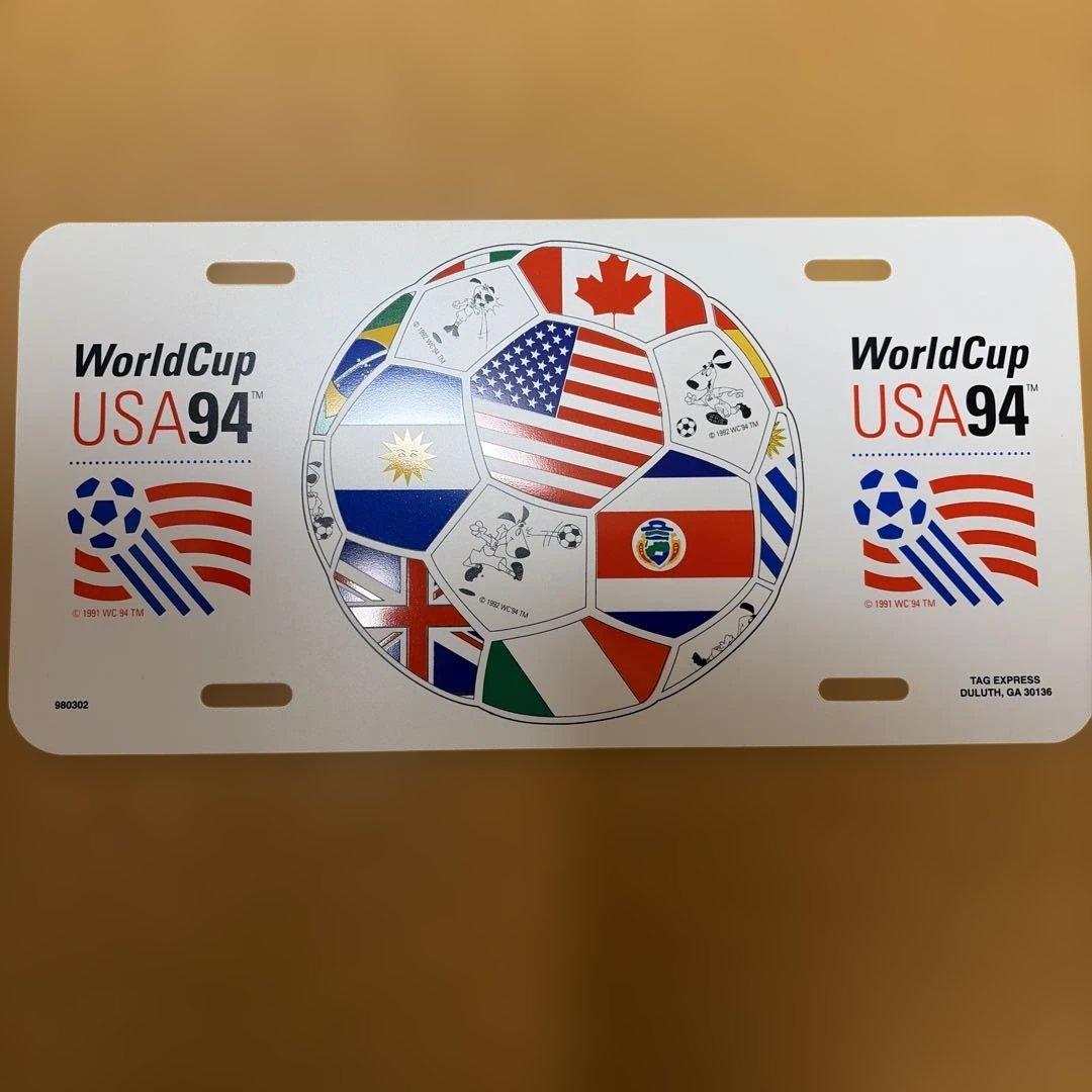 激レア World Cup USA 94 記念ライセンスプレート