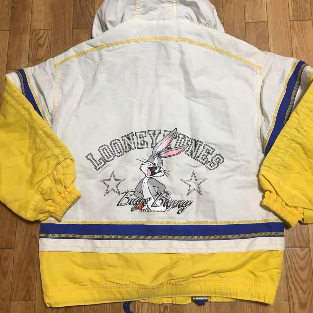 90s LOONEY TUNES キッズ スキーウェア 160 古着 上下