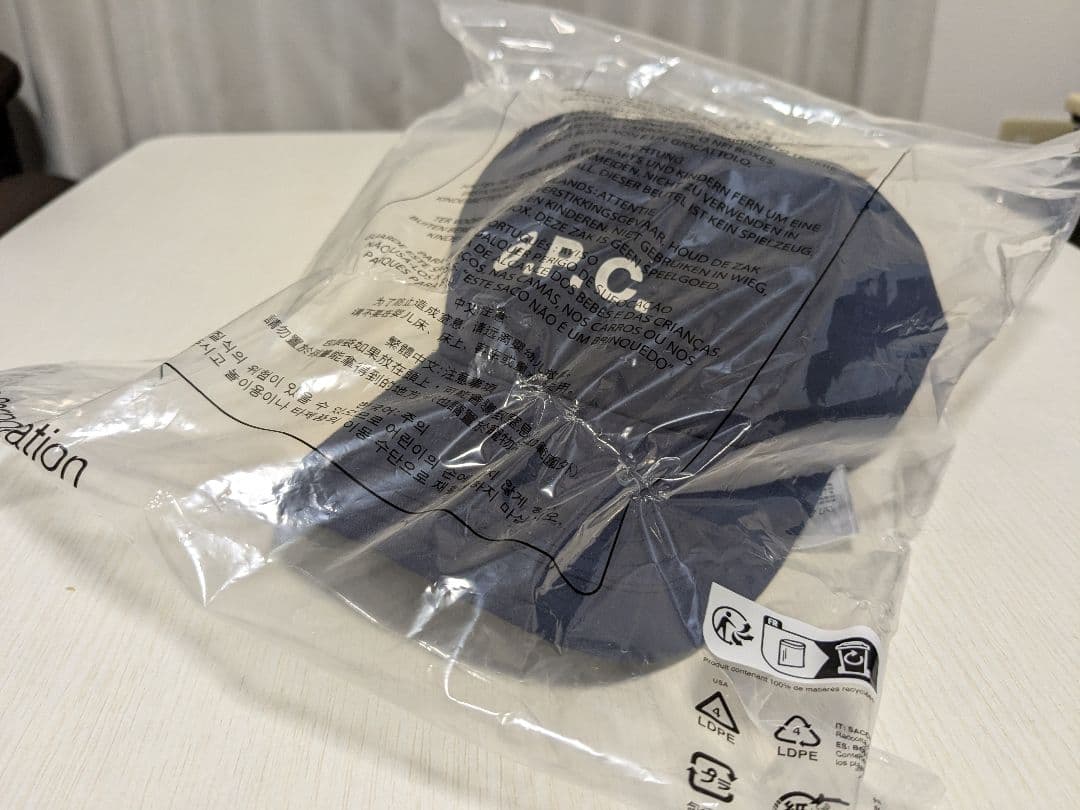 ASICS×A.P.C.テニスキャップ ミッドナイト アーペーセー アシックス